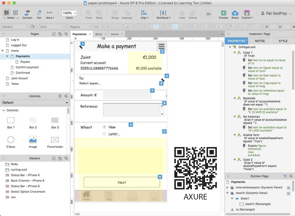 Blog 3 Prototyping Solutions Pat Godfrey Blog User Experience Blog 3 Prototyping Solutions Pat Godfrey Blog User Experience